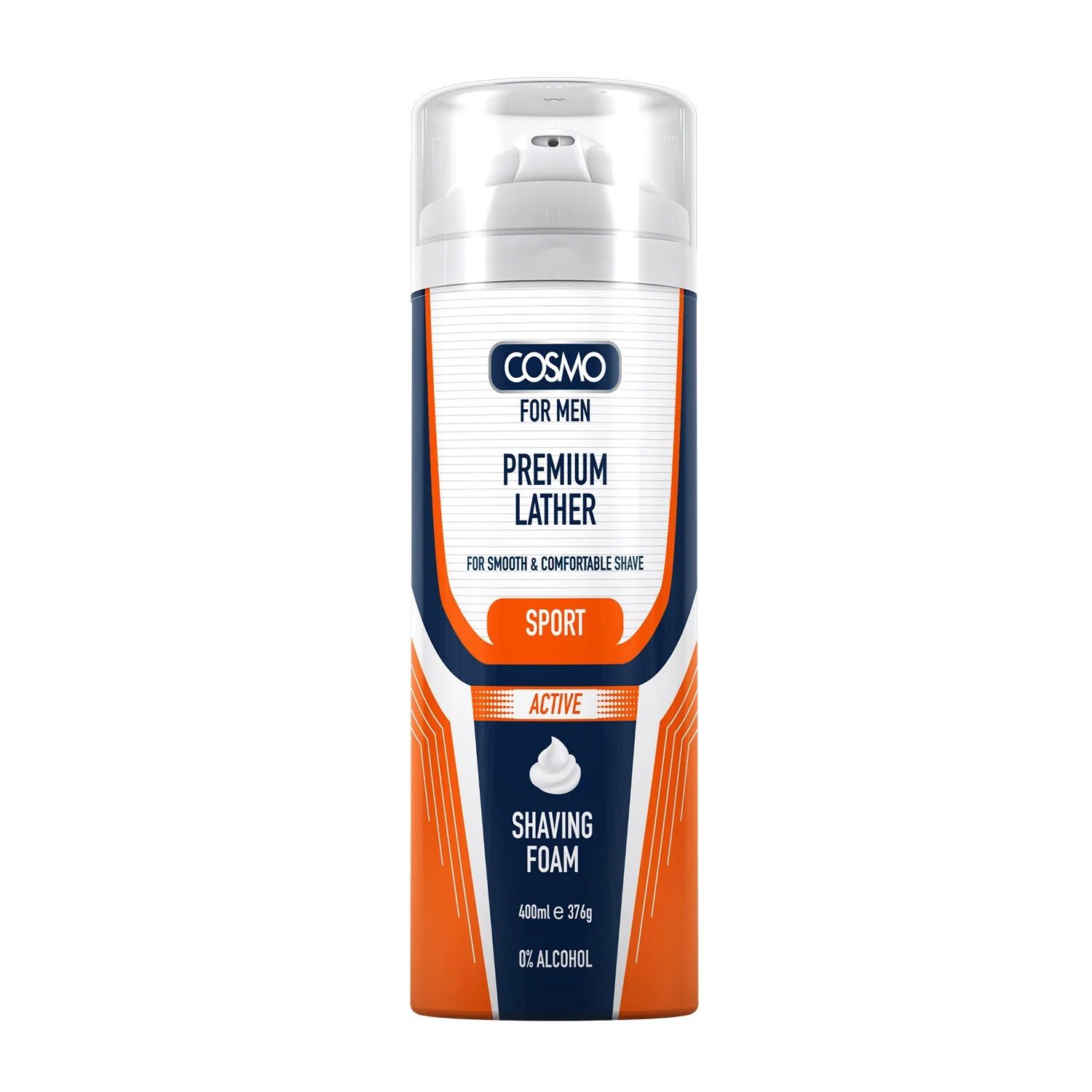 COSMO SHAVING FOAM SPORT ACTIVE 400ML | NICHE TRADING QATAR