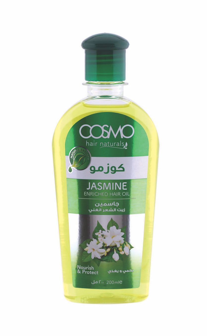 COSMO JASMINE ENRICHED HAIR OIL 200ML | NICHE TRADING QATAR
