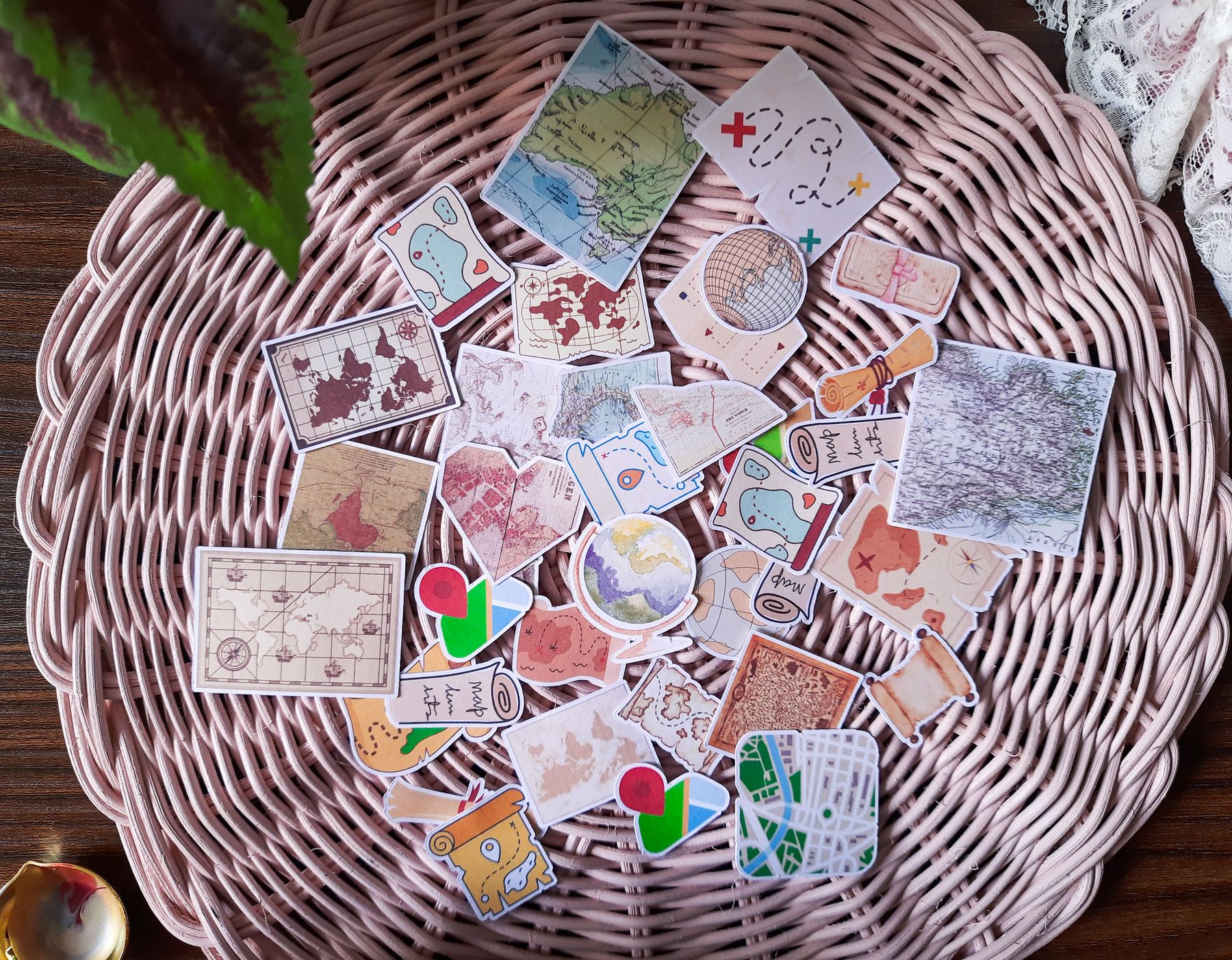 Maps Stickers Pack | Crafts By Dalia