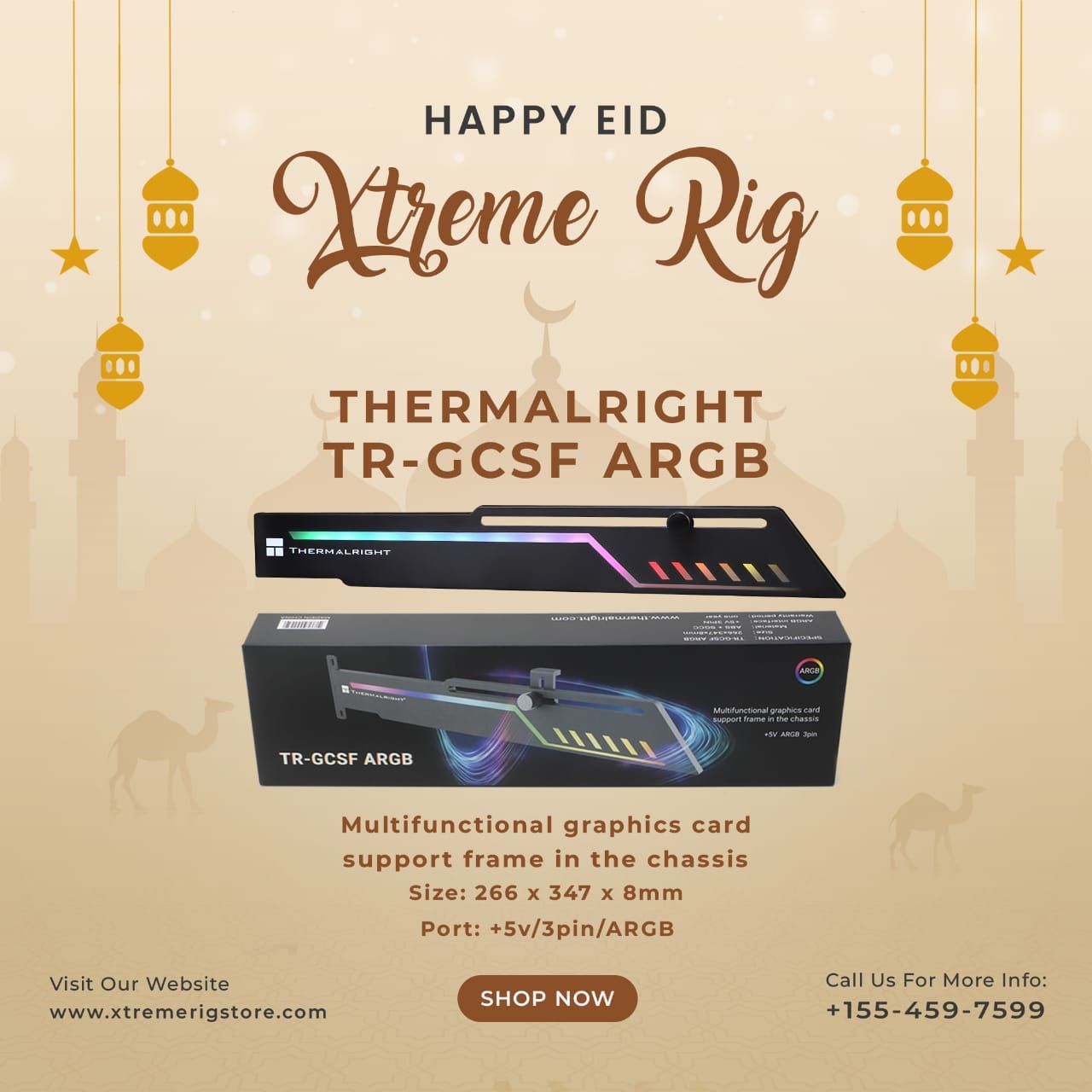 ThermalRight TR-GCSF ARGB GPU Horizontal Holder | XTREME RIG