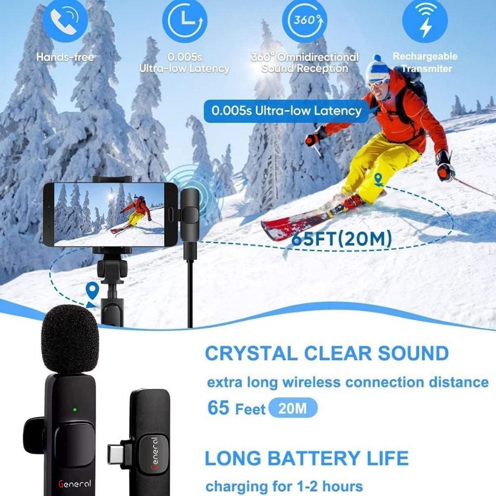 General Wireless G30 microphones kit 1 for (Type-C) | KO Stores