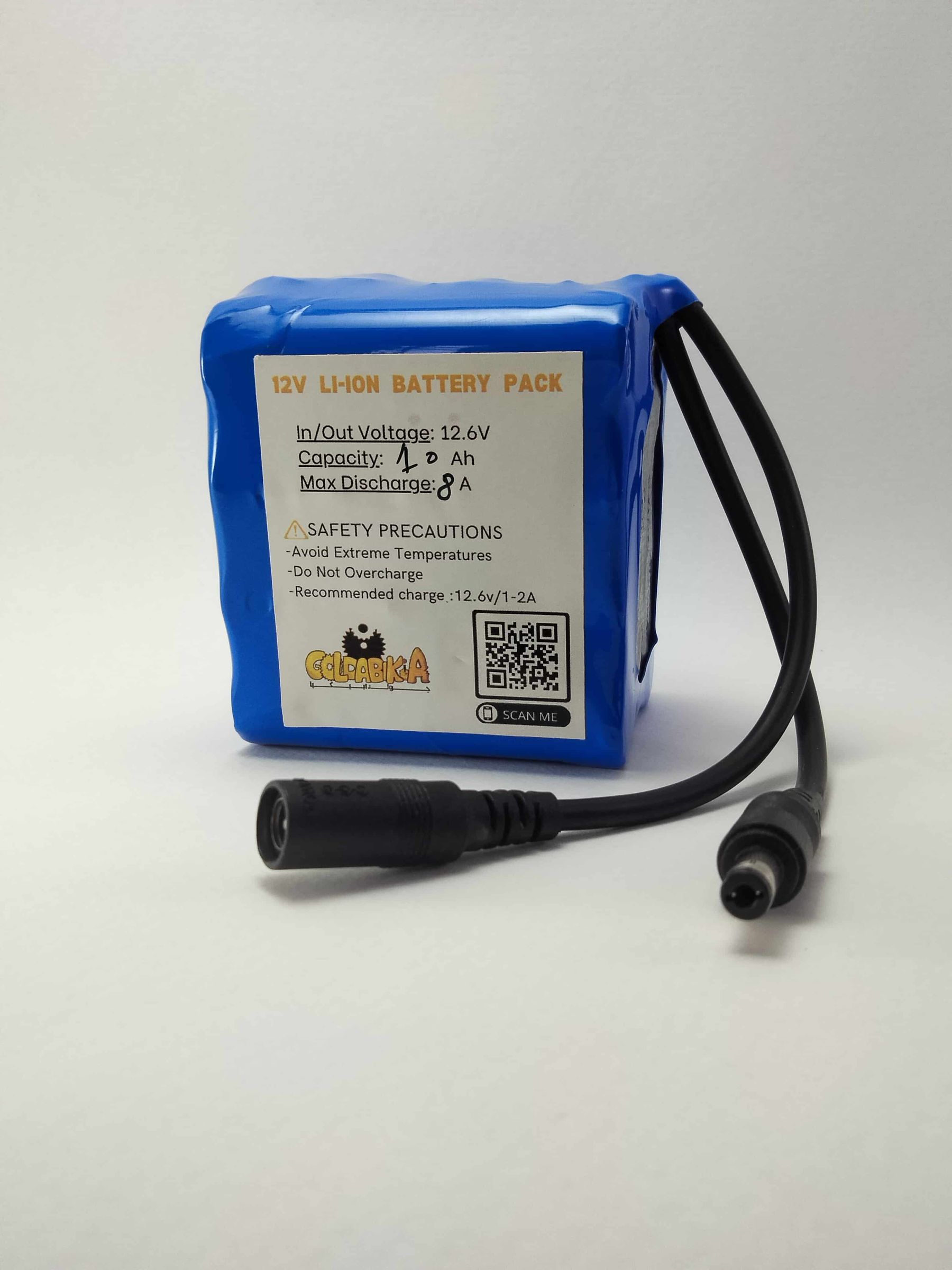 12.6V 10Ah Rechargeable Battery – Long Backup for Routers | Goldabikia